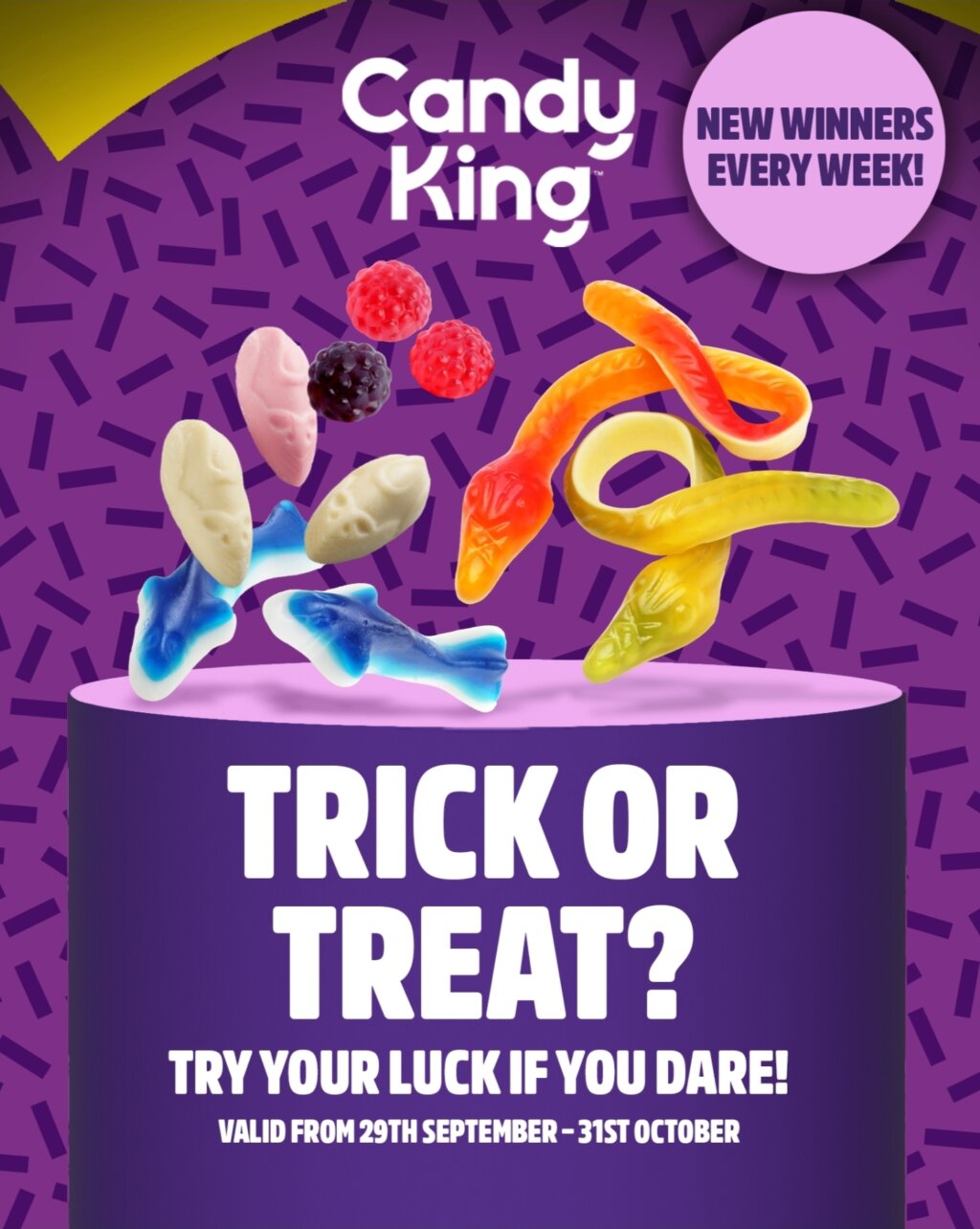 Candy King Halloween game (weekly prizes) ⋆ Star Freebies