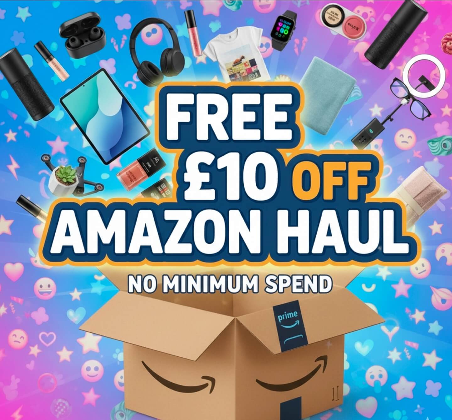 £10 off Amazon Haul (no minimum spend) [code] [expired] ⋆ Star Freebies