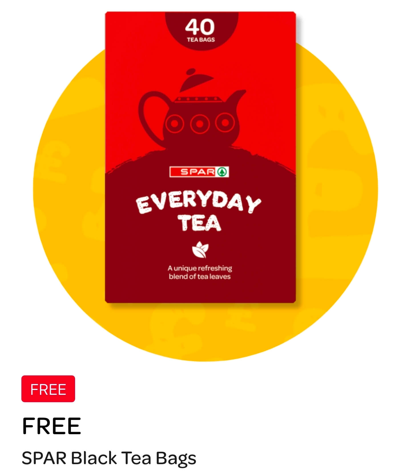 Free tea bags (voucher) [SPAR] ⋆ Star Freebies